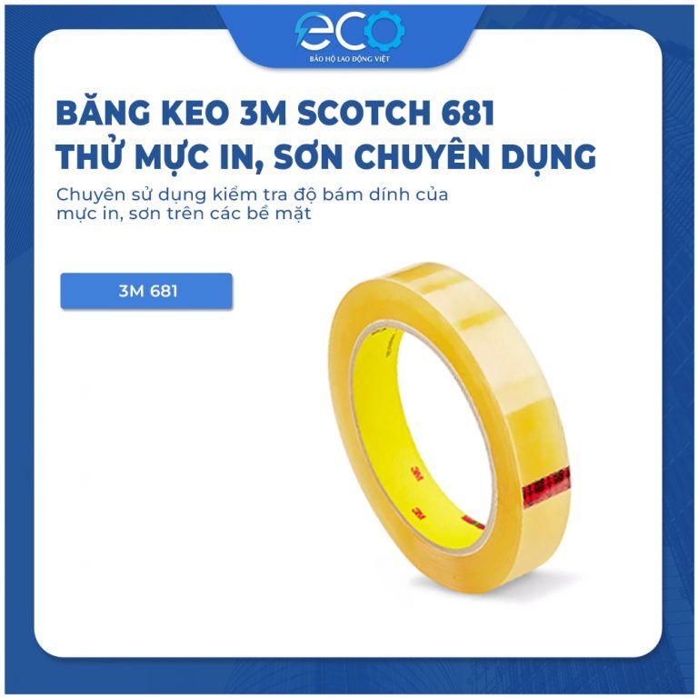 Băng keo 3M 681 khổ 25,4 mm x 66m